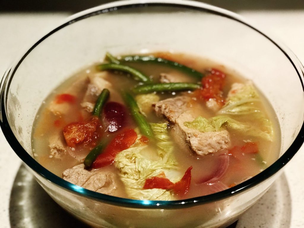 Sinigang na baboy (pork) – Kabayan JB